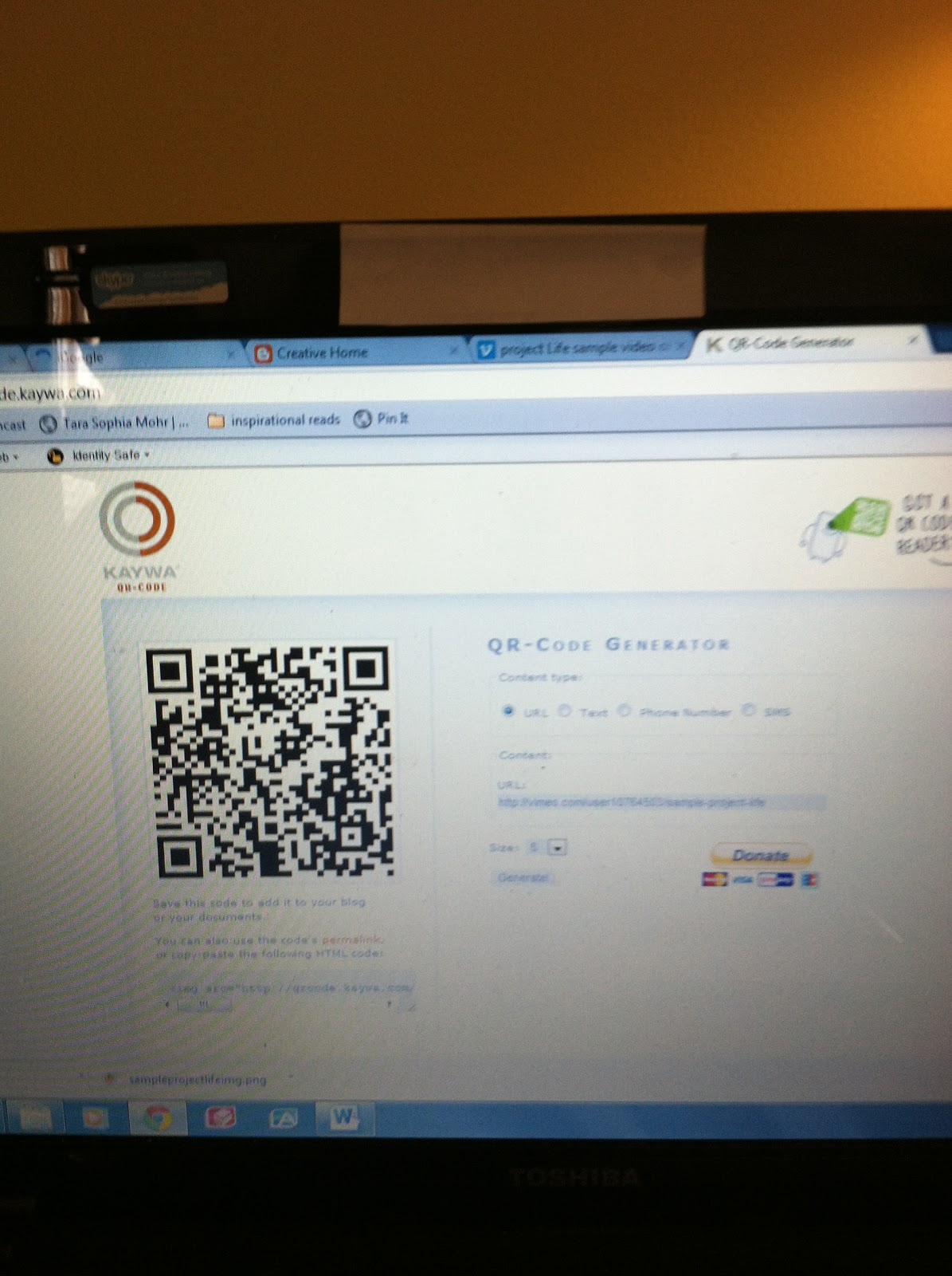 Creative Home: Project Life